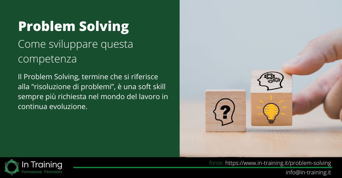 Problem solving | In Training - Corsi di Formazione